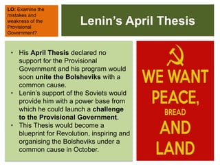 The Provisional Government | PPTX