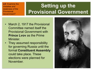 The Provisional Government | PPTX