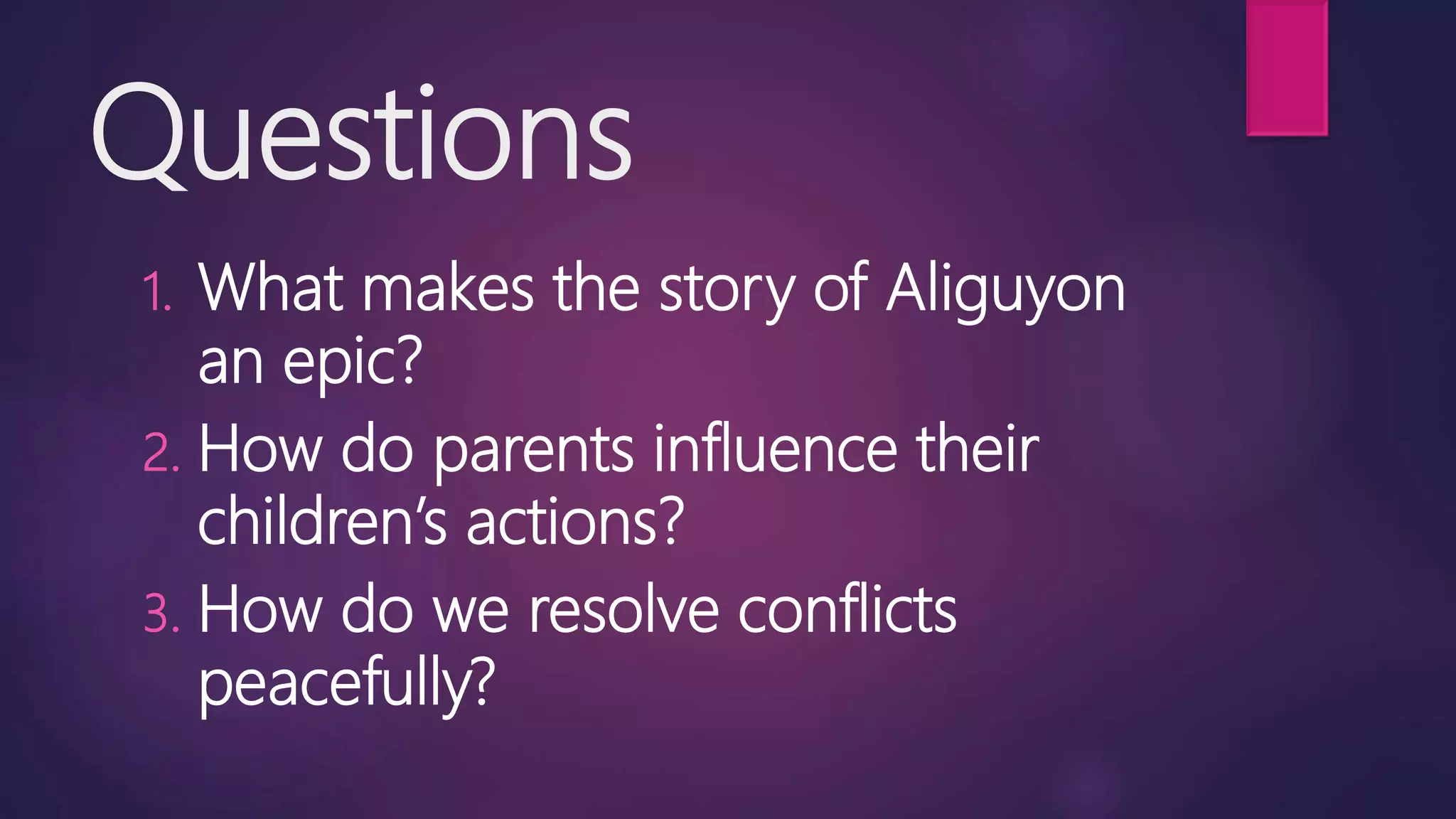 The Prowess of Aliguyon | PPTX