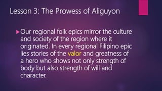 The Prowess of Aliguyon | PPTX