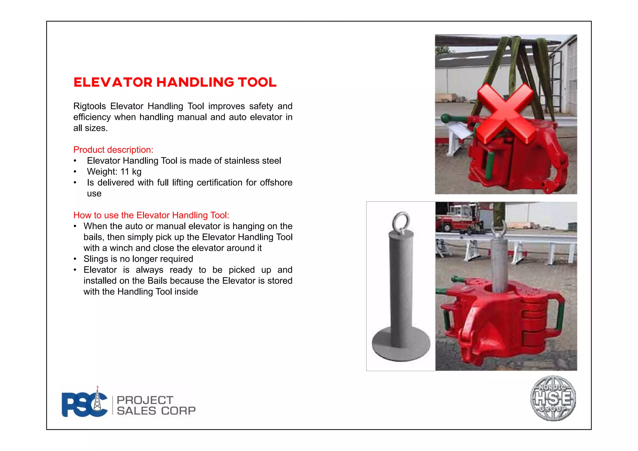 PSC Rigtools Range | PPT