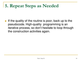 The pseudocode | PDF