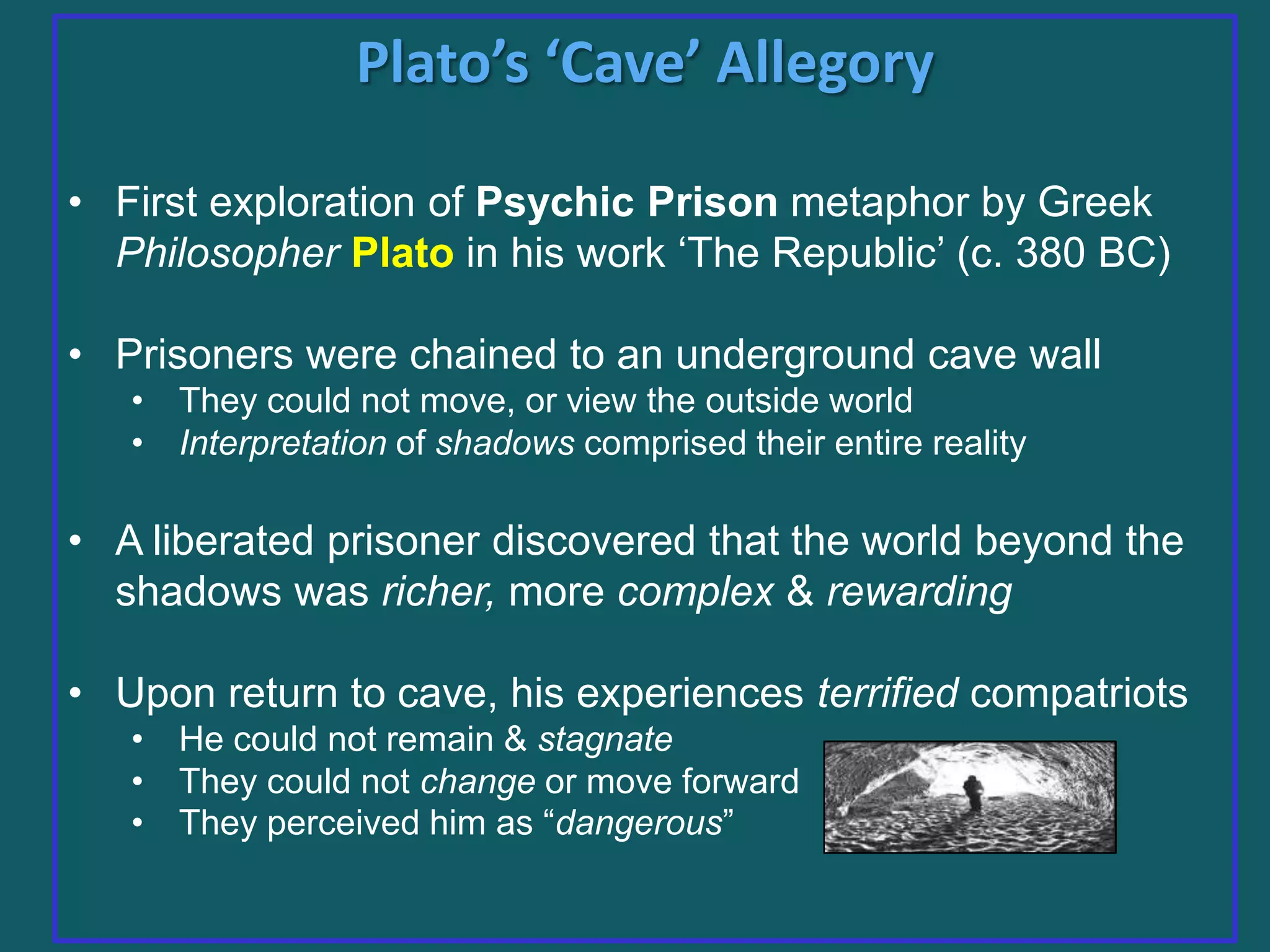 The Psychic Prison Metaphor | PPTX
