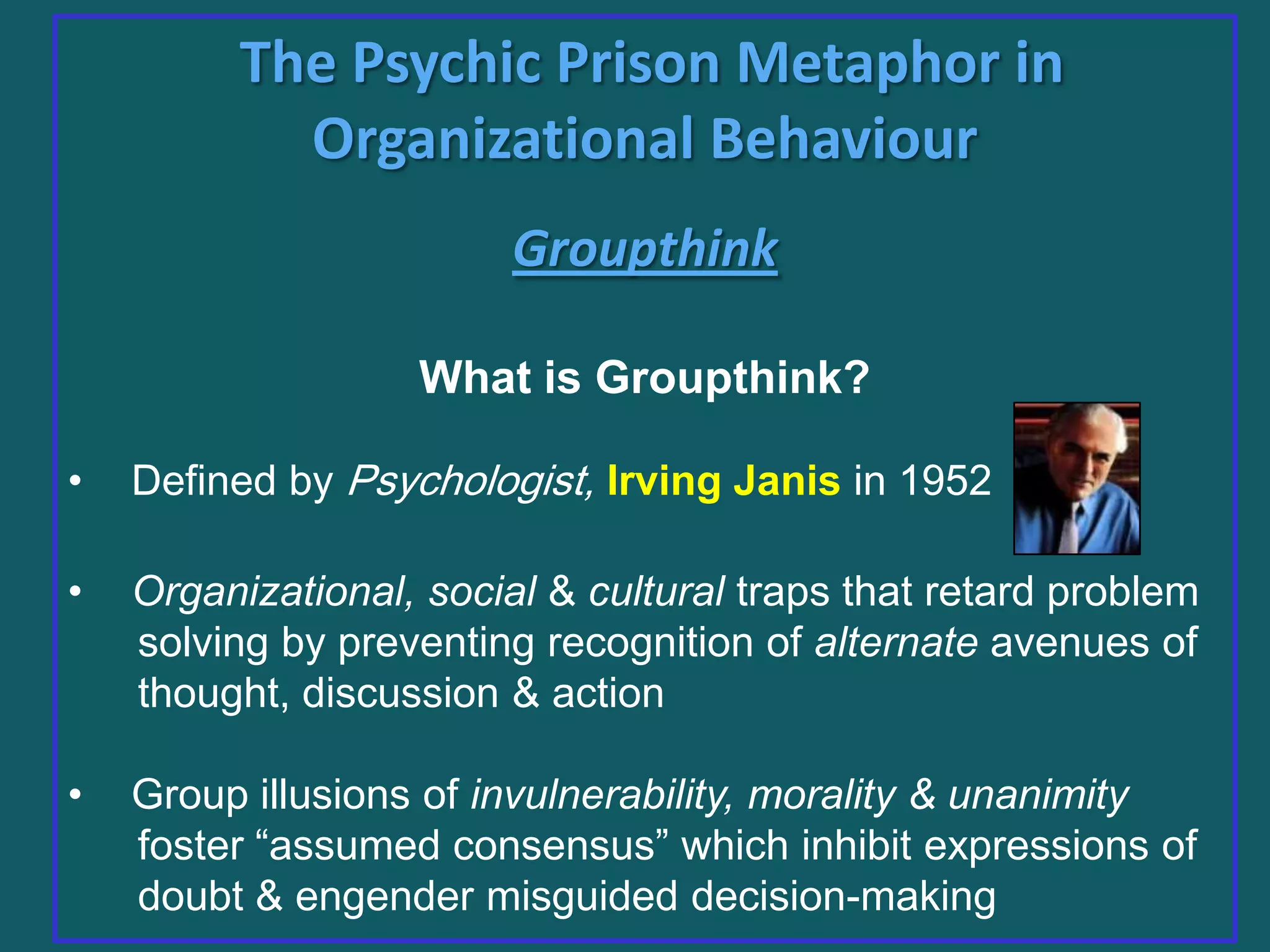 The Psychic Prison Metaphor | PPTX
