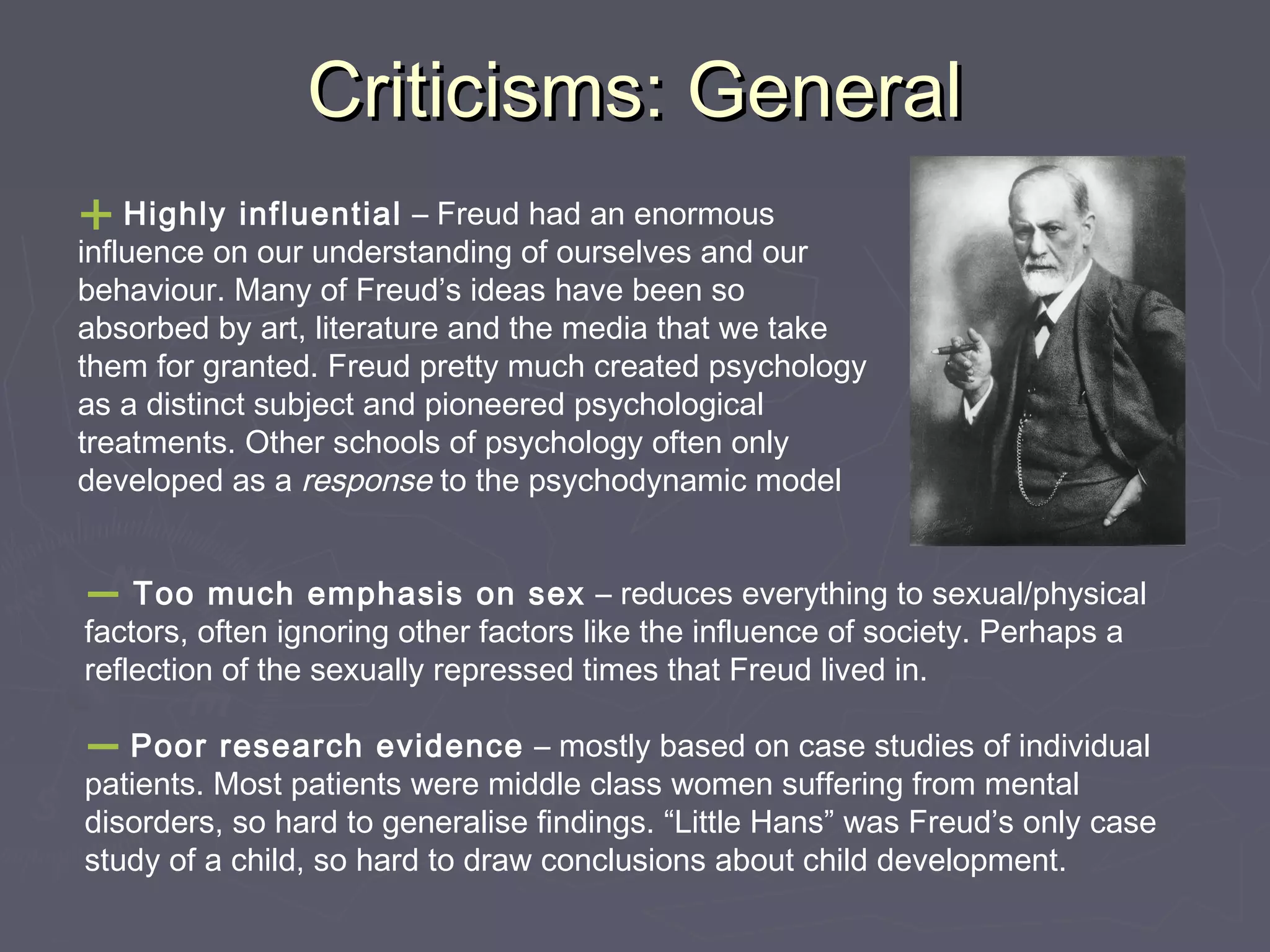 The Psychodynamic Model - An Introduction to Freud | PPT