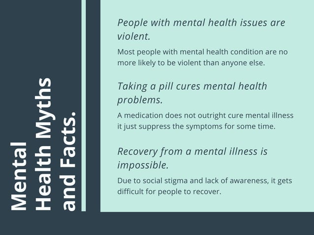 Psychological health with correct myth and facts | PPT