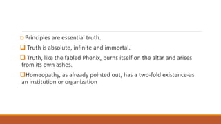 The psychological point of view - the genius of Homoeopathy | PPTX