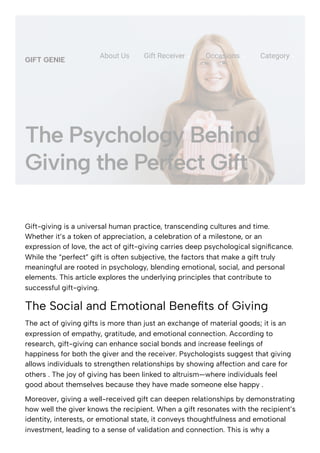 The Psychology Behind Giving the Perfect Gift - Gift Genie.pdf
