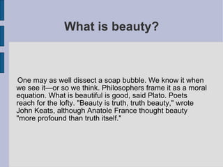 The Psychology Of Beauty | PPT