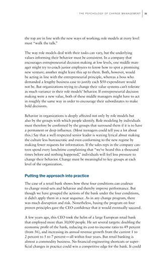 The psychology of change management | PDF