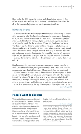 The psychology of change management | PDF