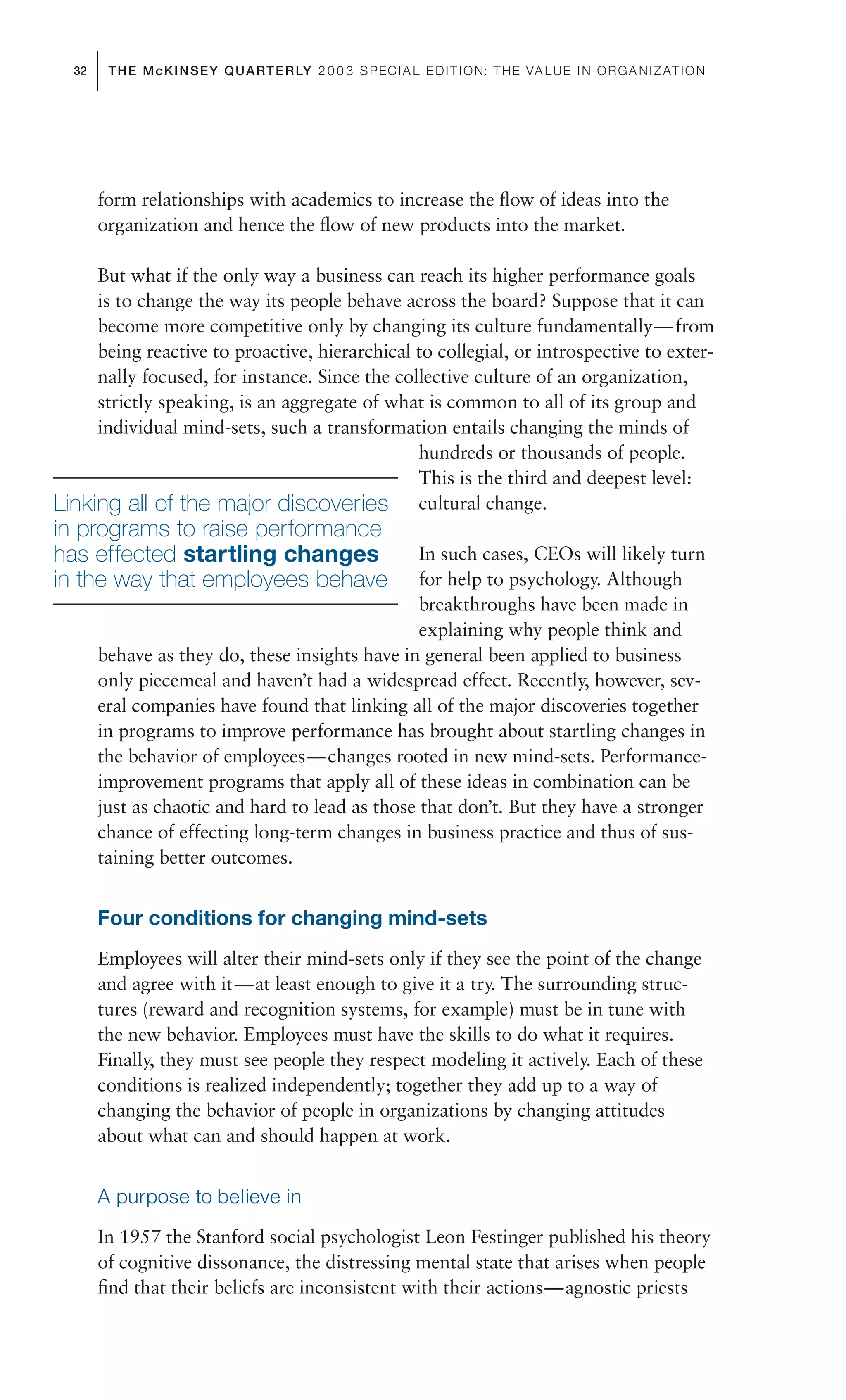 The psychology of change management | PDF