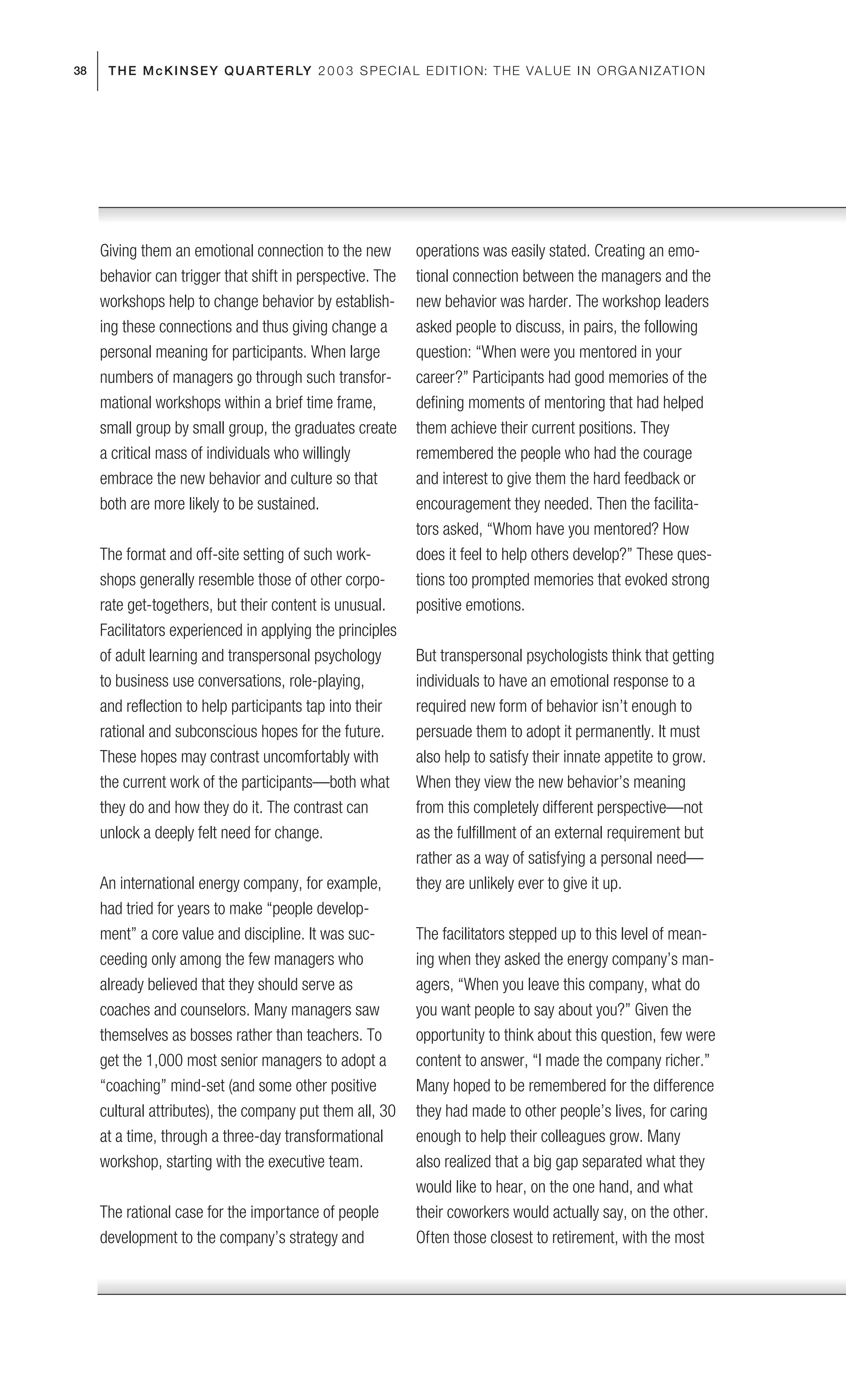 The psychology of change management | PDF