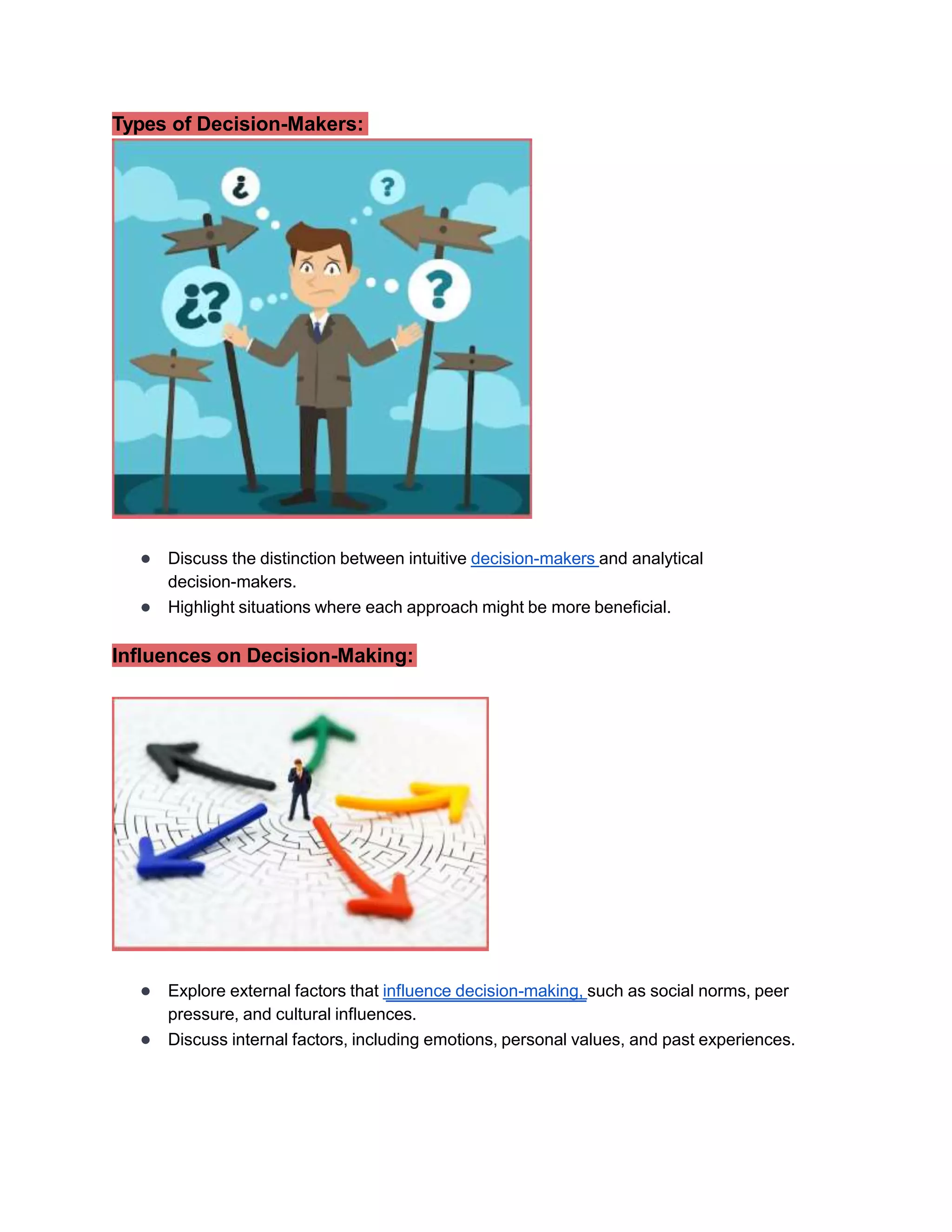 “The Psychology of Decision-Making Navigating Cognitive Biases and ...