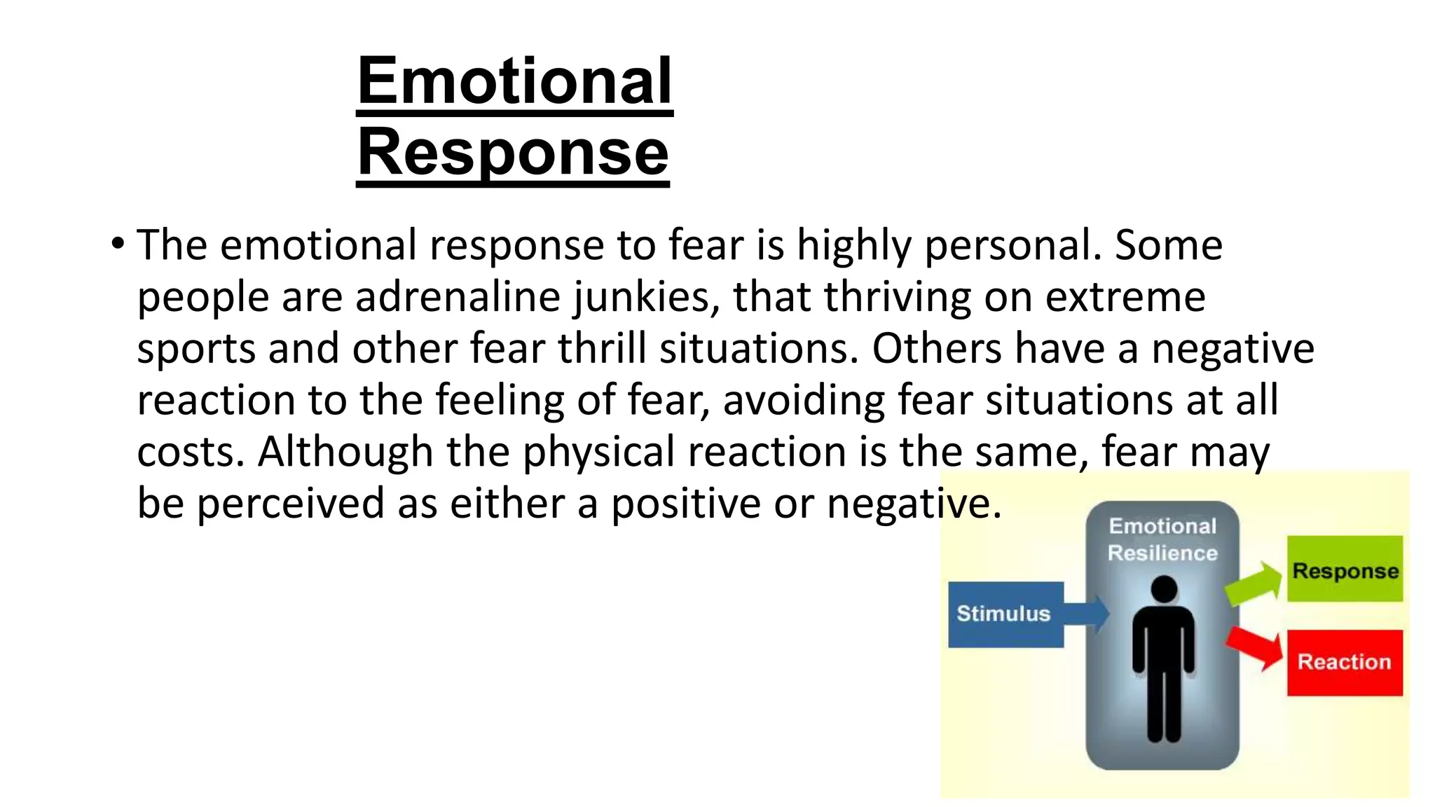 The psychology of fear | PPTX