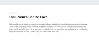 The Psychology of Love - Understanding Connection and Emotion | PDF
