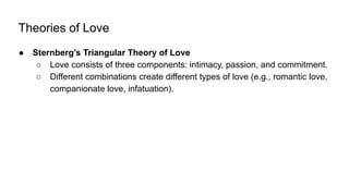 The Psychology of Love Understanding Human Connections | PDF