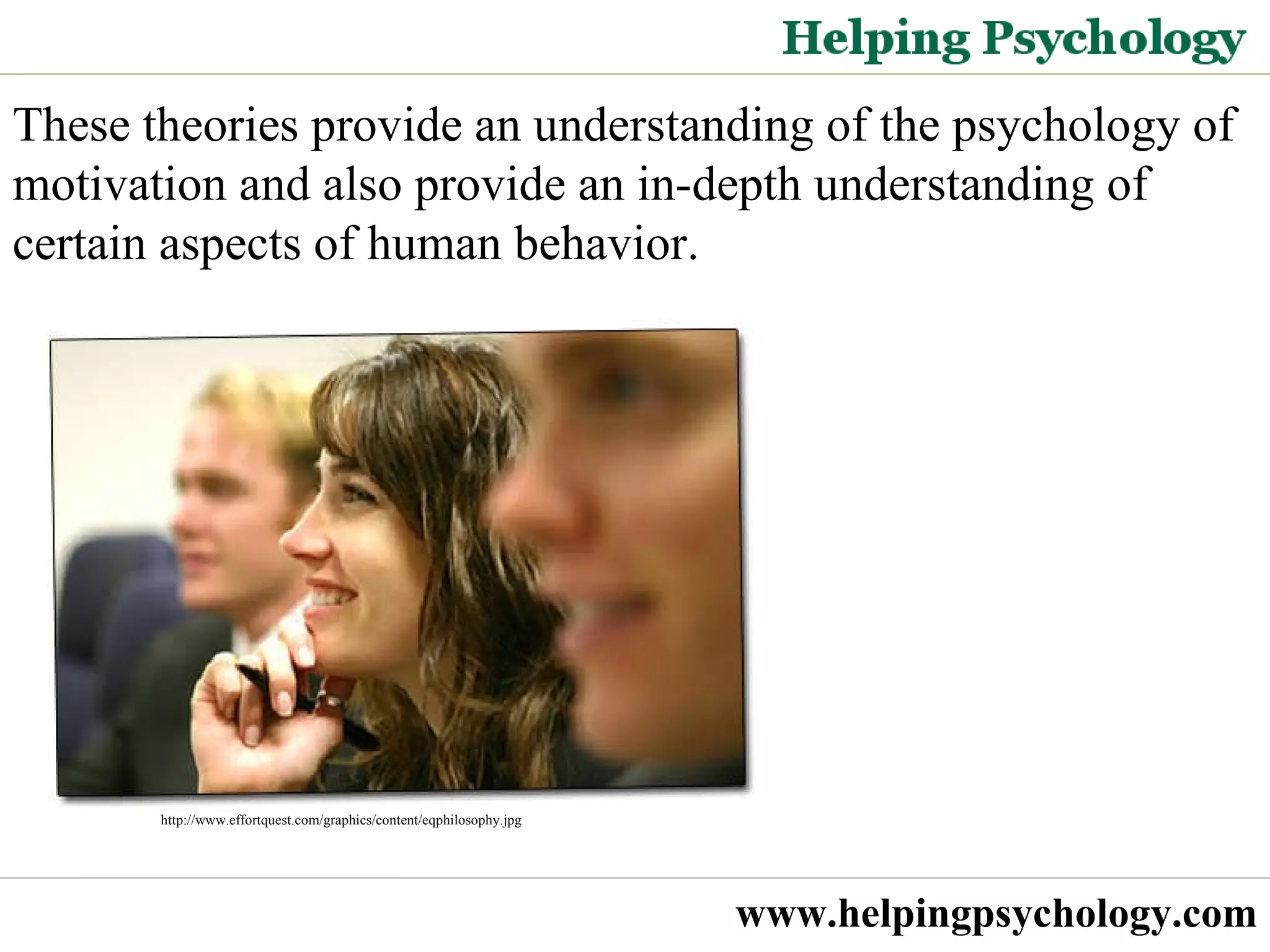 The Psychology of Motivation | PPT