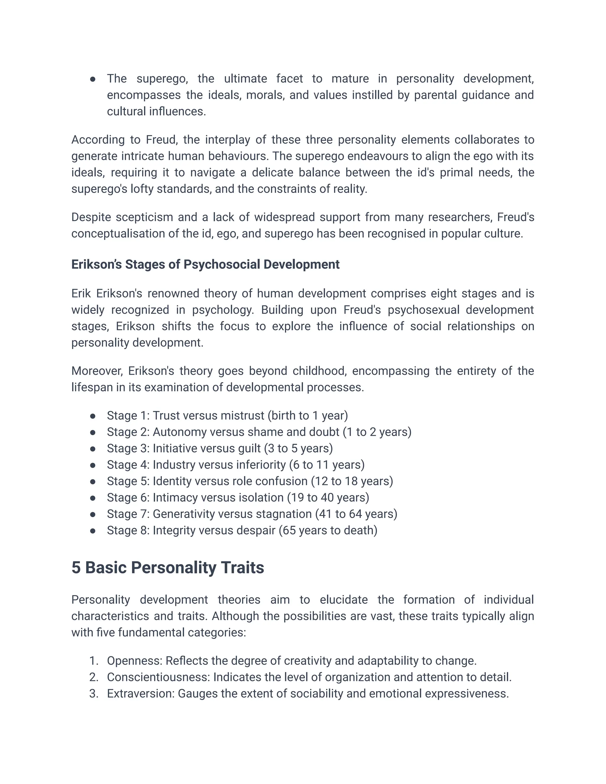 Personality Development: How Does Personality Form? | PDF