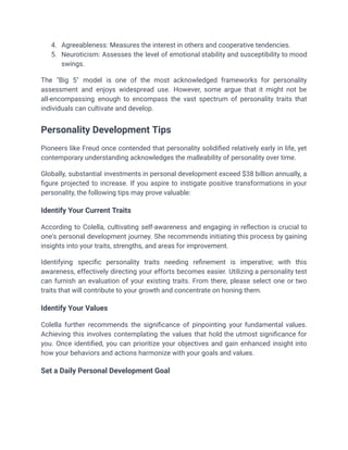 Personality Development: How Does Personality Form? | PDF
