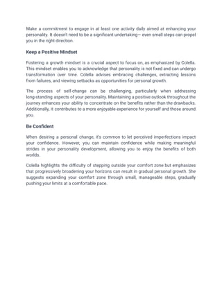 Personality Development: How Does Personality Form? | PDF