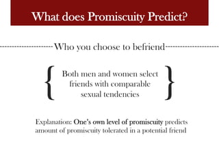 The Psychology of Promiscuity | PDF