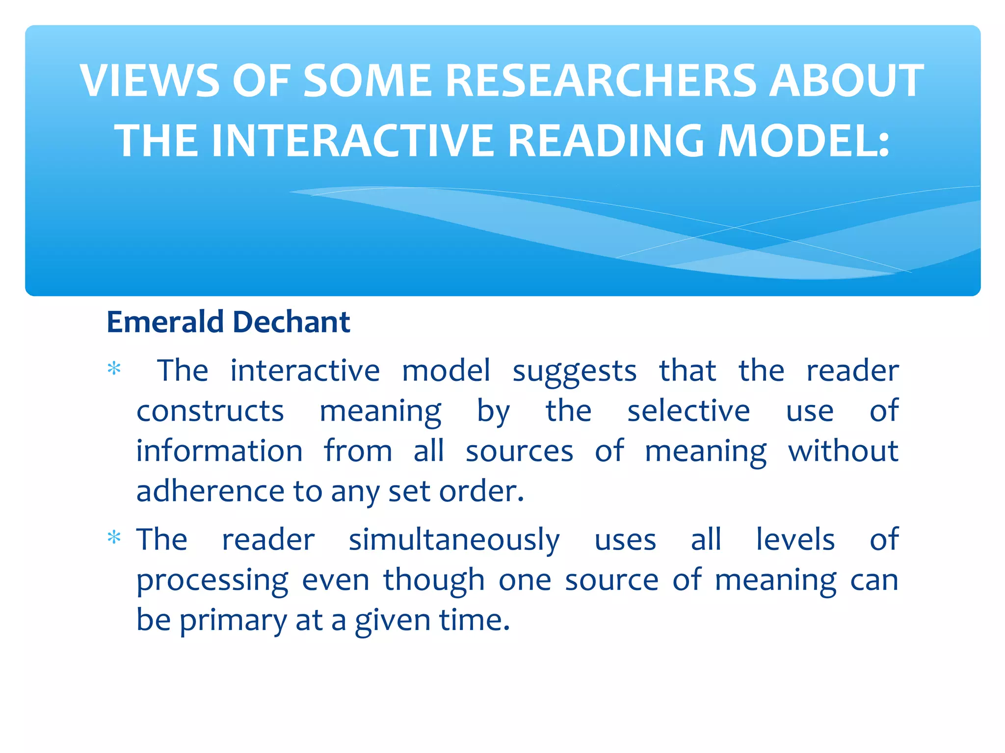 The psychology of reading | PPT