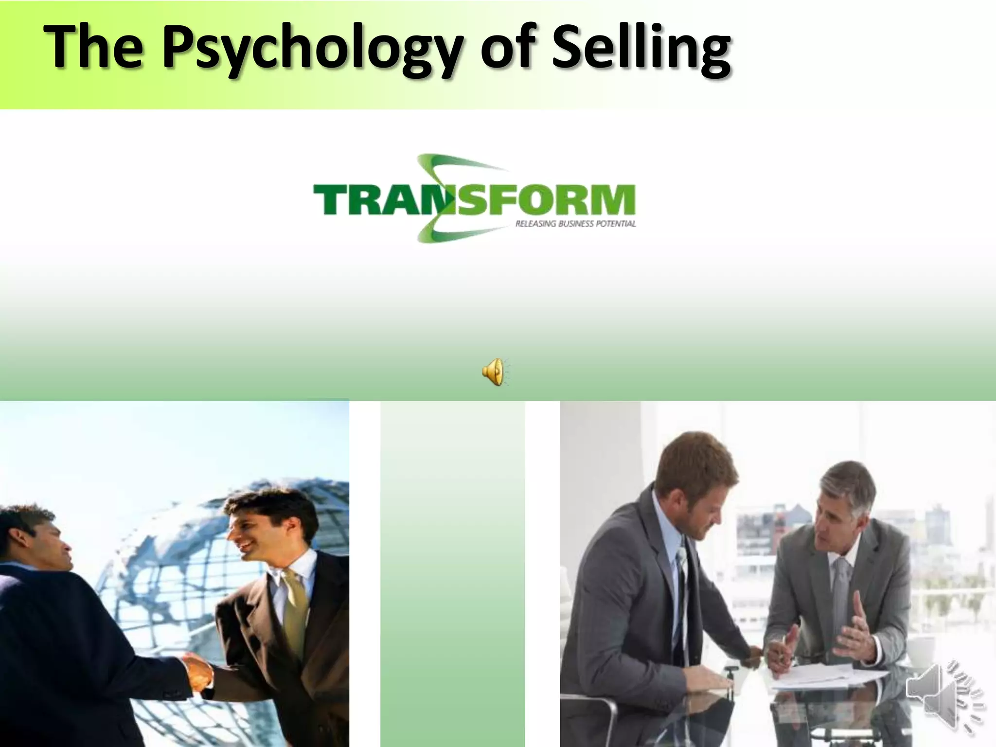 The Psychology of Selling | PPTX