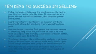 The psychology of selling | PPTX