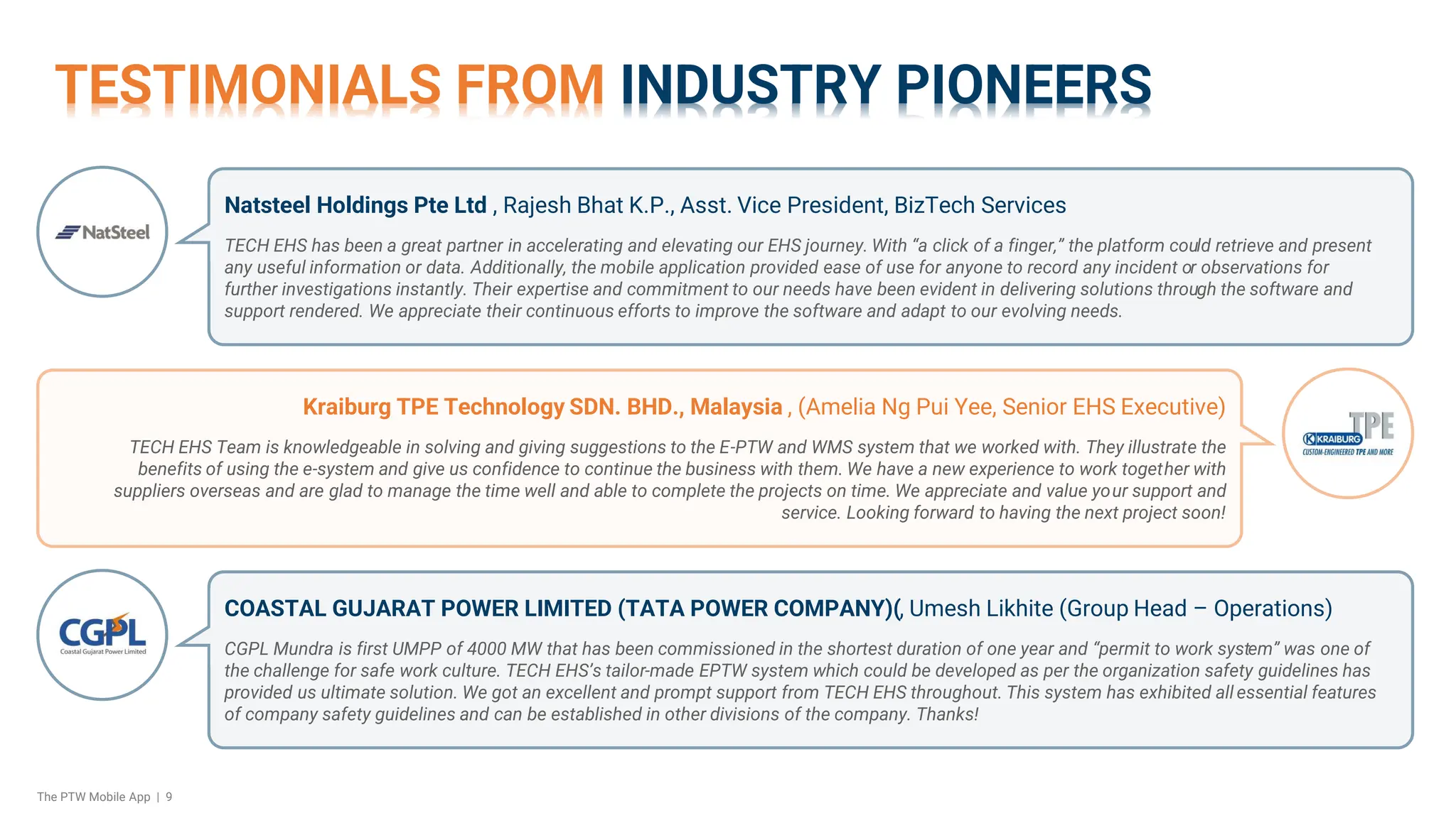 The PTW(Permit to work) Mobile App- TECH EHS Solution | PDF