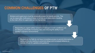 The PTW(Permit to work) Mobile App- TECH EHS Solution | PDF