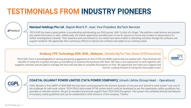 The PTW(Permit to work) Mobile App- TECH EHS Solution | PDF | Computer Software and Applications ...