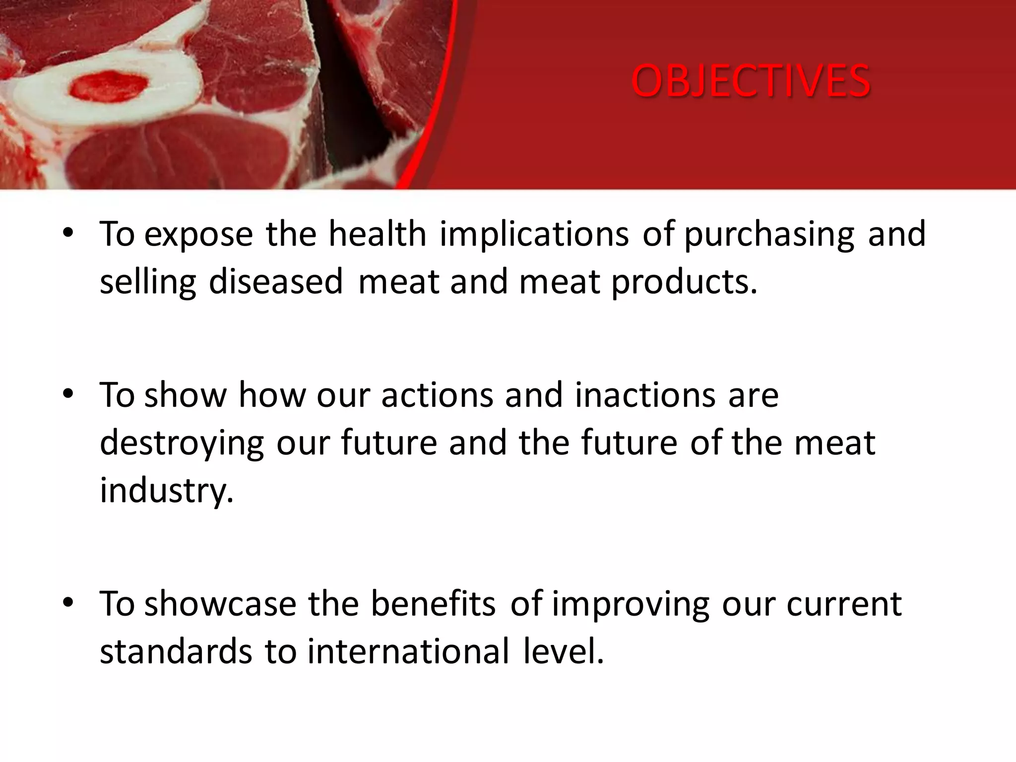 The public health importance of improving the red meat value chain | PPT