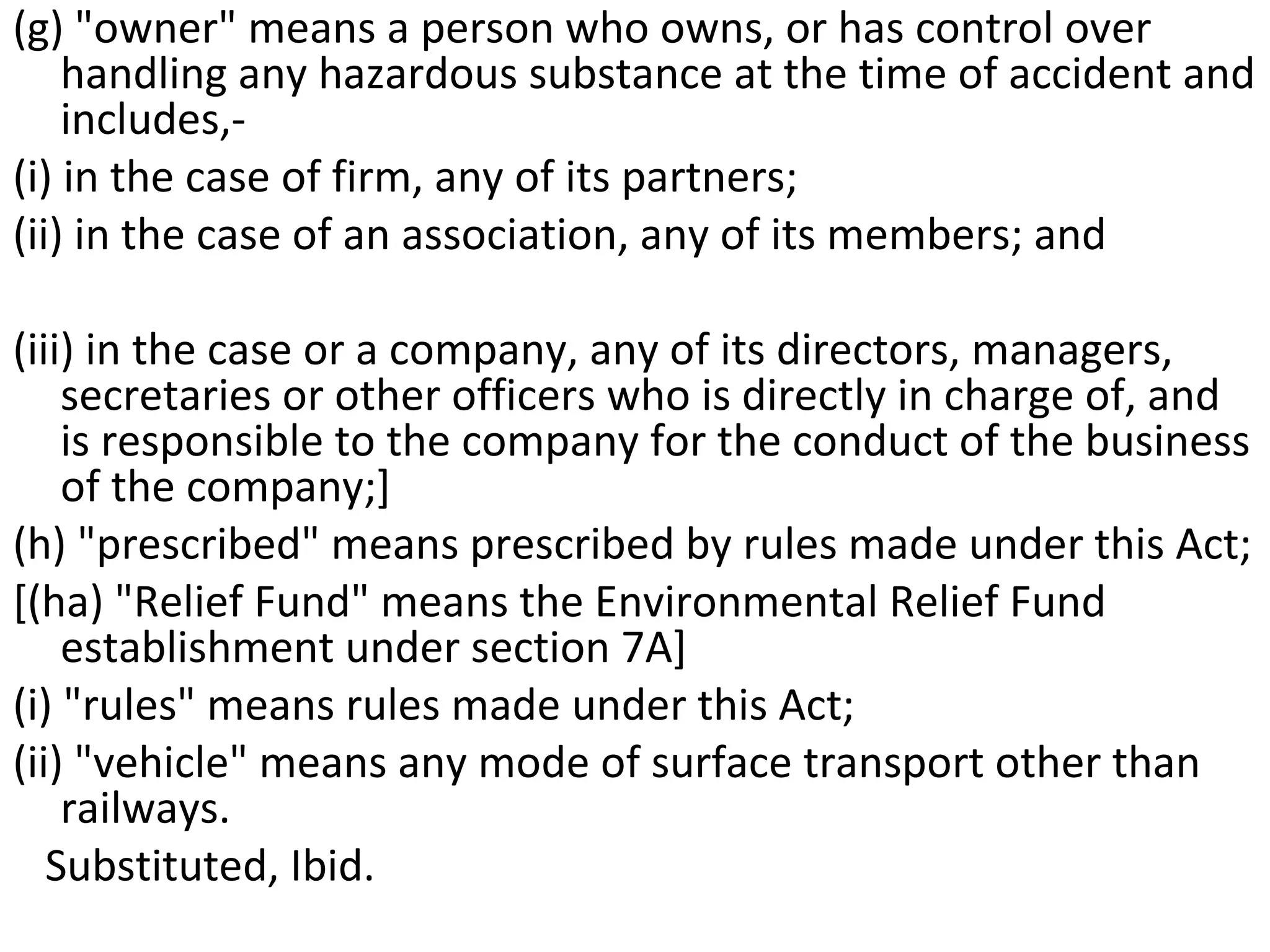 The public liability insurance act, 1991 | PPT