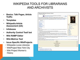 The public library and wikipedia | PPTX