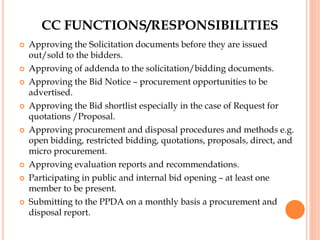 The Public Procurement process and Contract Management.ppt