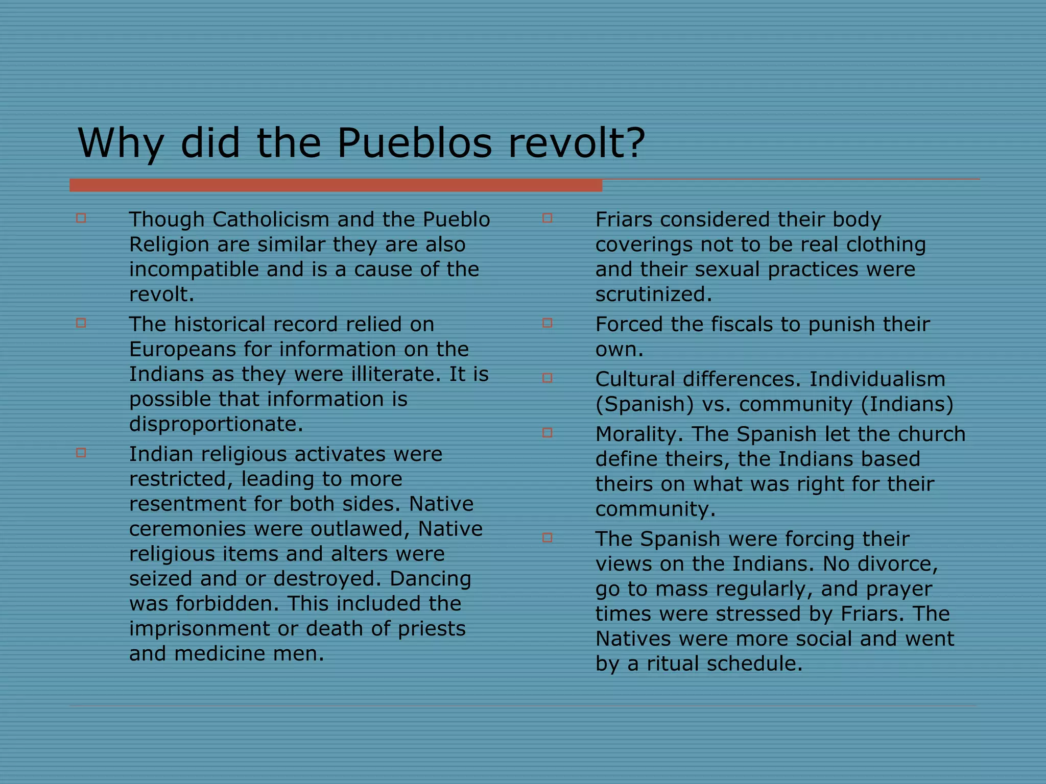 The pueblo revolt | PPT