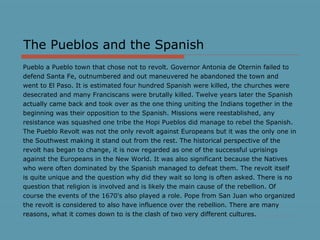 The pueblo revolt | PPT