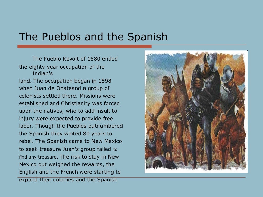 The pueblo revolt