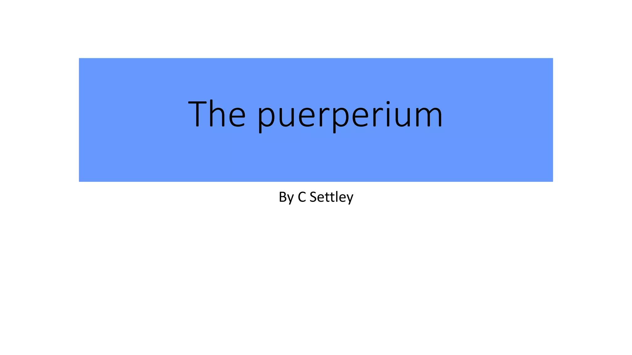 The puerperium.pdf