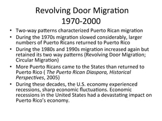 The Puerto Rican Diaspora: Education and Cultural Exchanges | PDF
