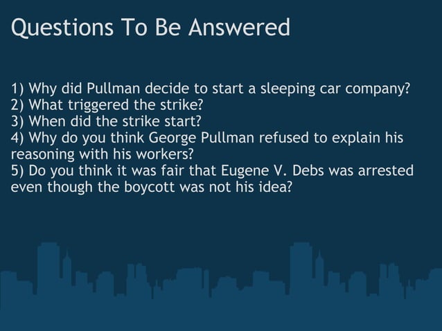 The pullman strike | PPT