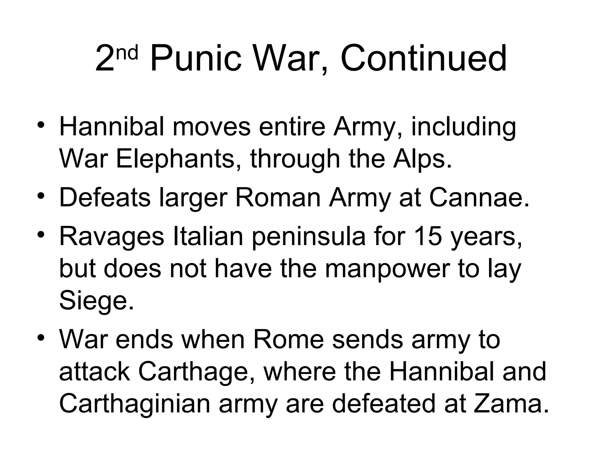 The punic wars | PPT