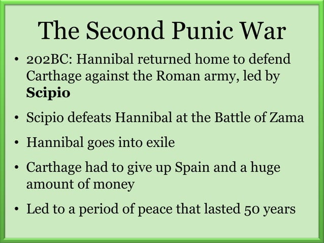 The Punic Wars Lecture | PPT