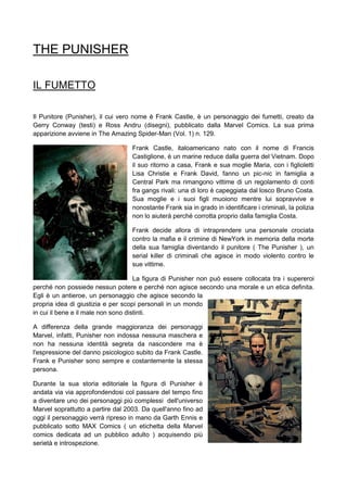 The Punisher - Leonardo Fravezzi | PDF