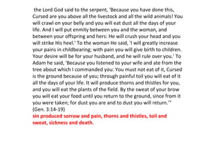 The punishment of sin | PPT