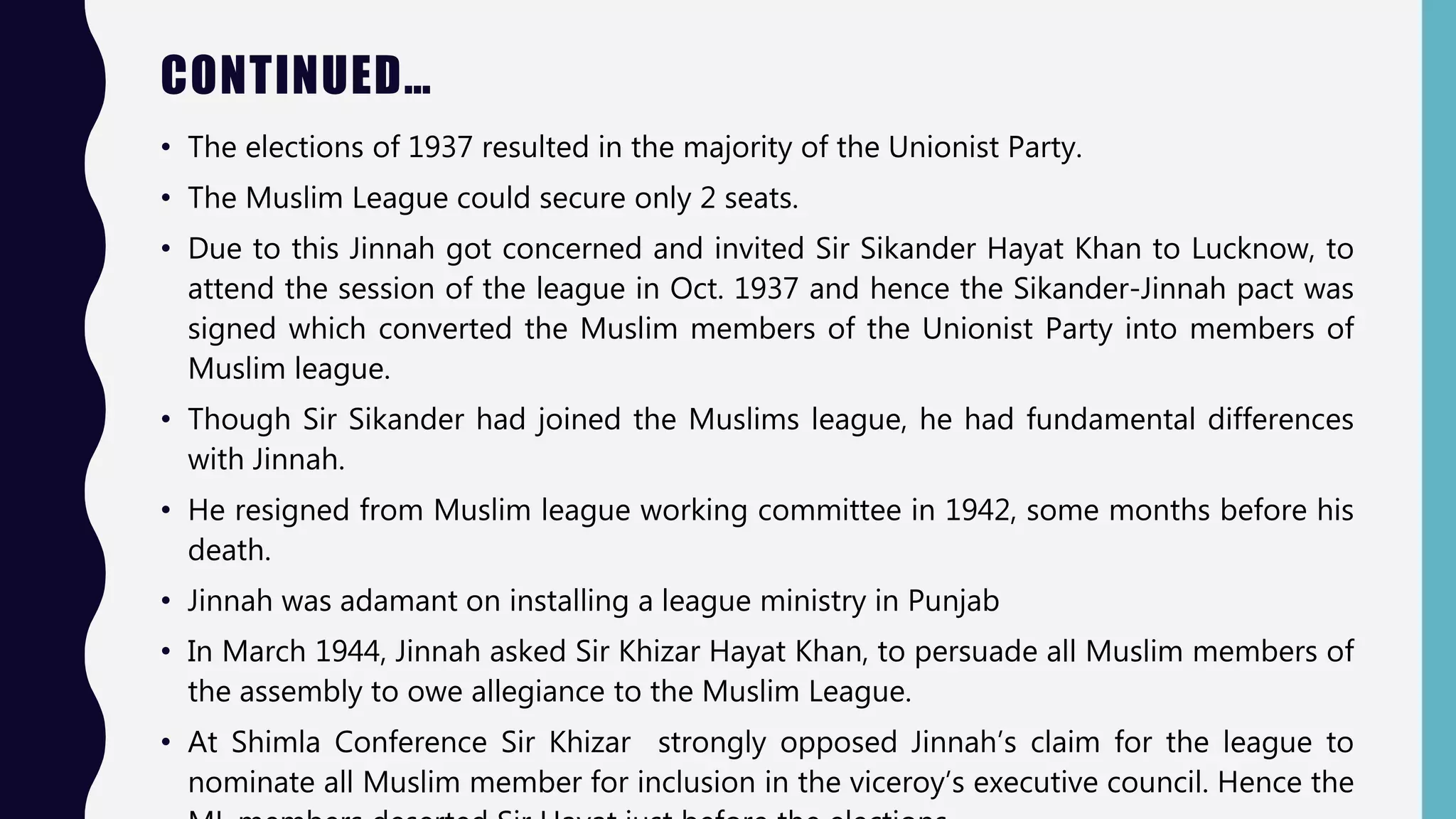 The Punjab Politics : A History from 1937 to 1997 | PPTX