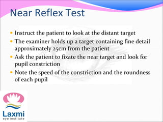 The pupillary pathway and its clinical aspects | PPTX