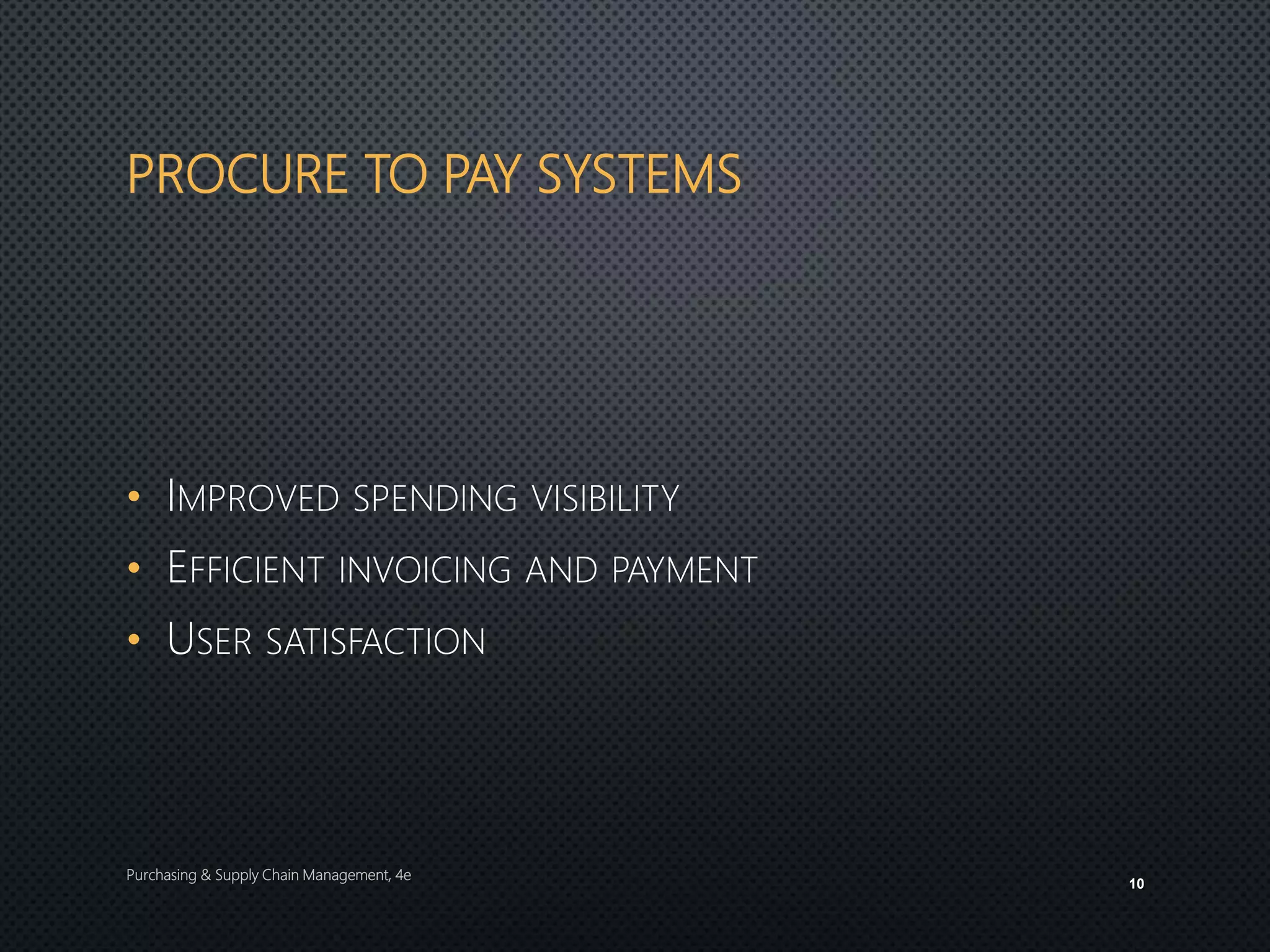 Purchasing objectives | Responsibilities of purchasing | E-procurement ...