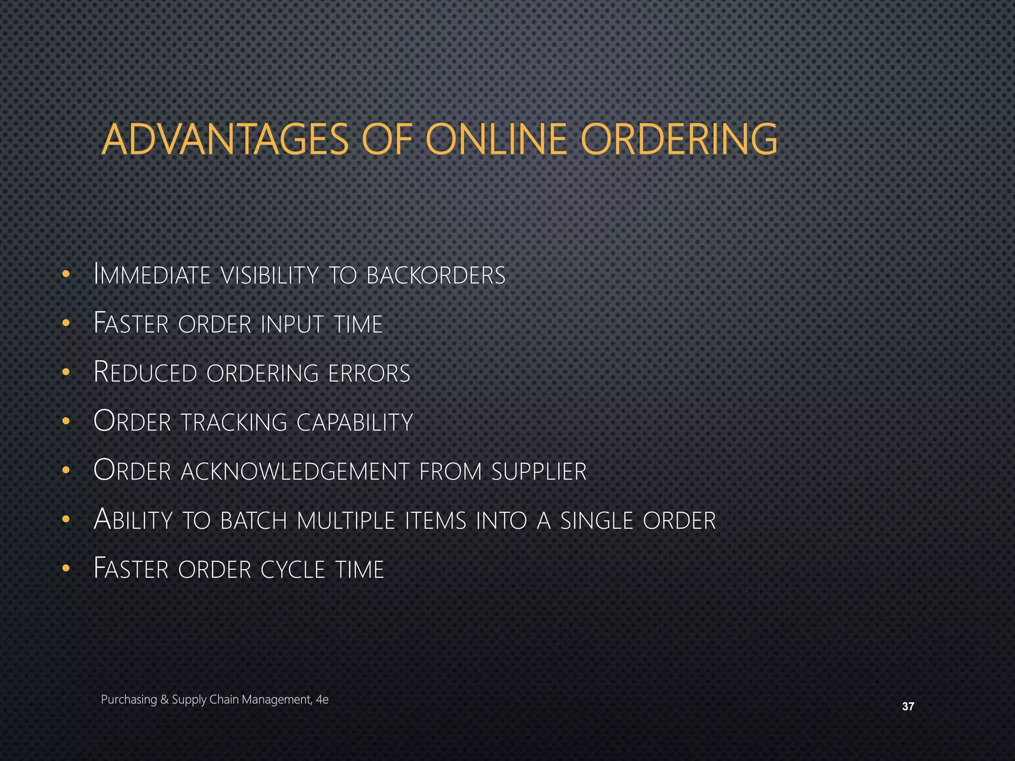 Purchasing objectives | Responsibilities of purchasing | E-procurement ...